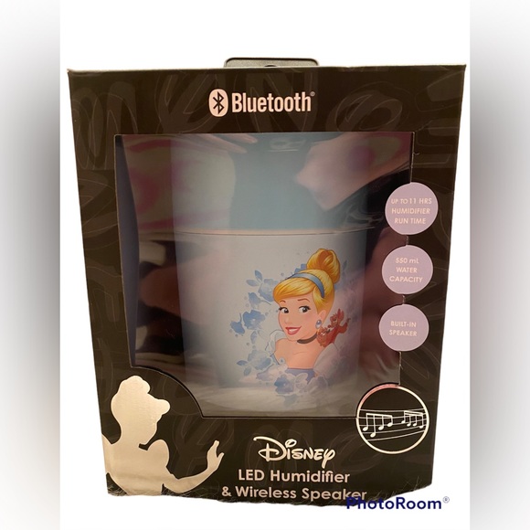 Disney | Other | Disney Cinderella Led Humidifier And Bluetooth Speaker ...